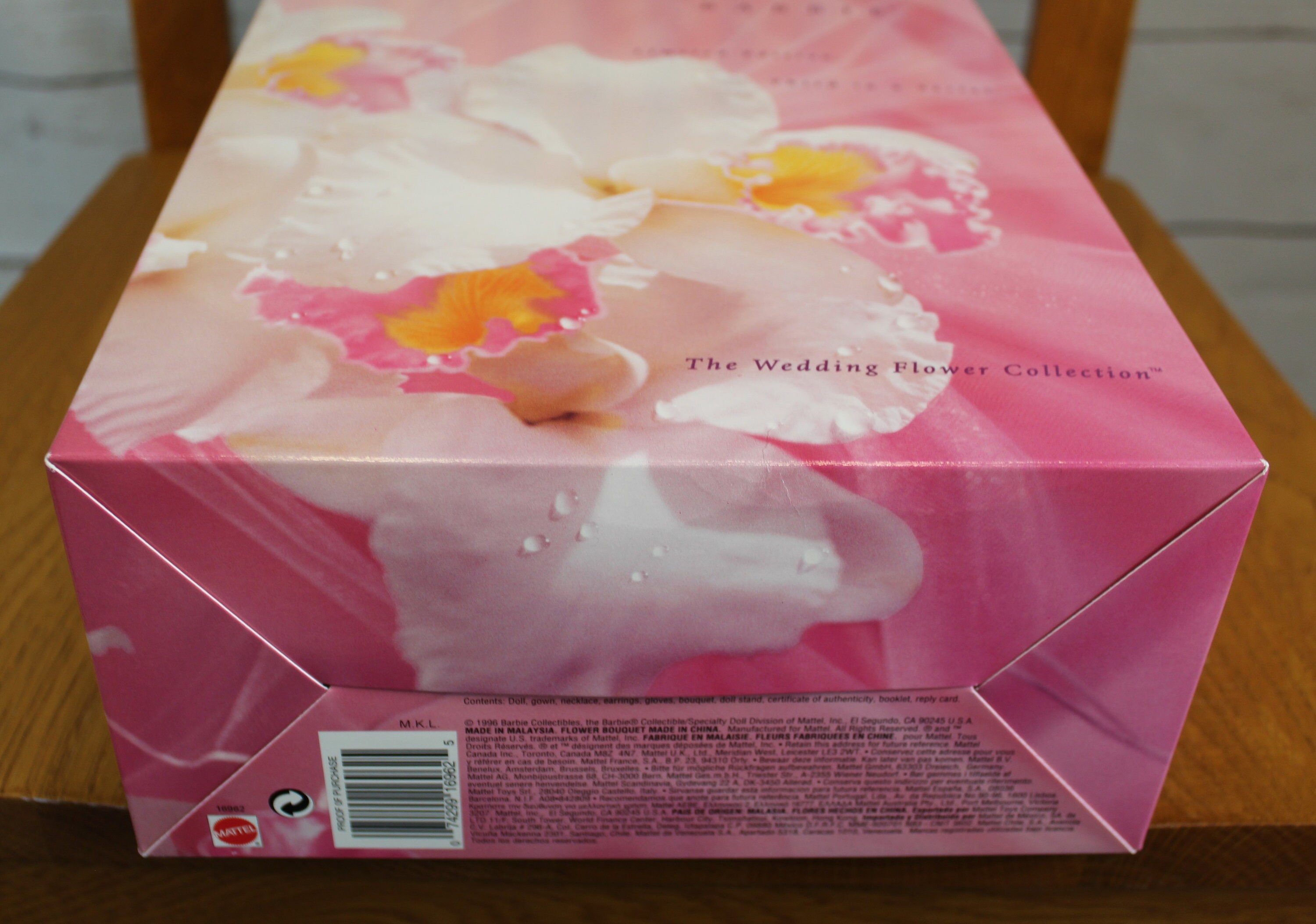 Blushing Orchid Bride Porcelain Barbie From the Wedding Flower ...