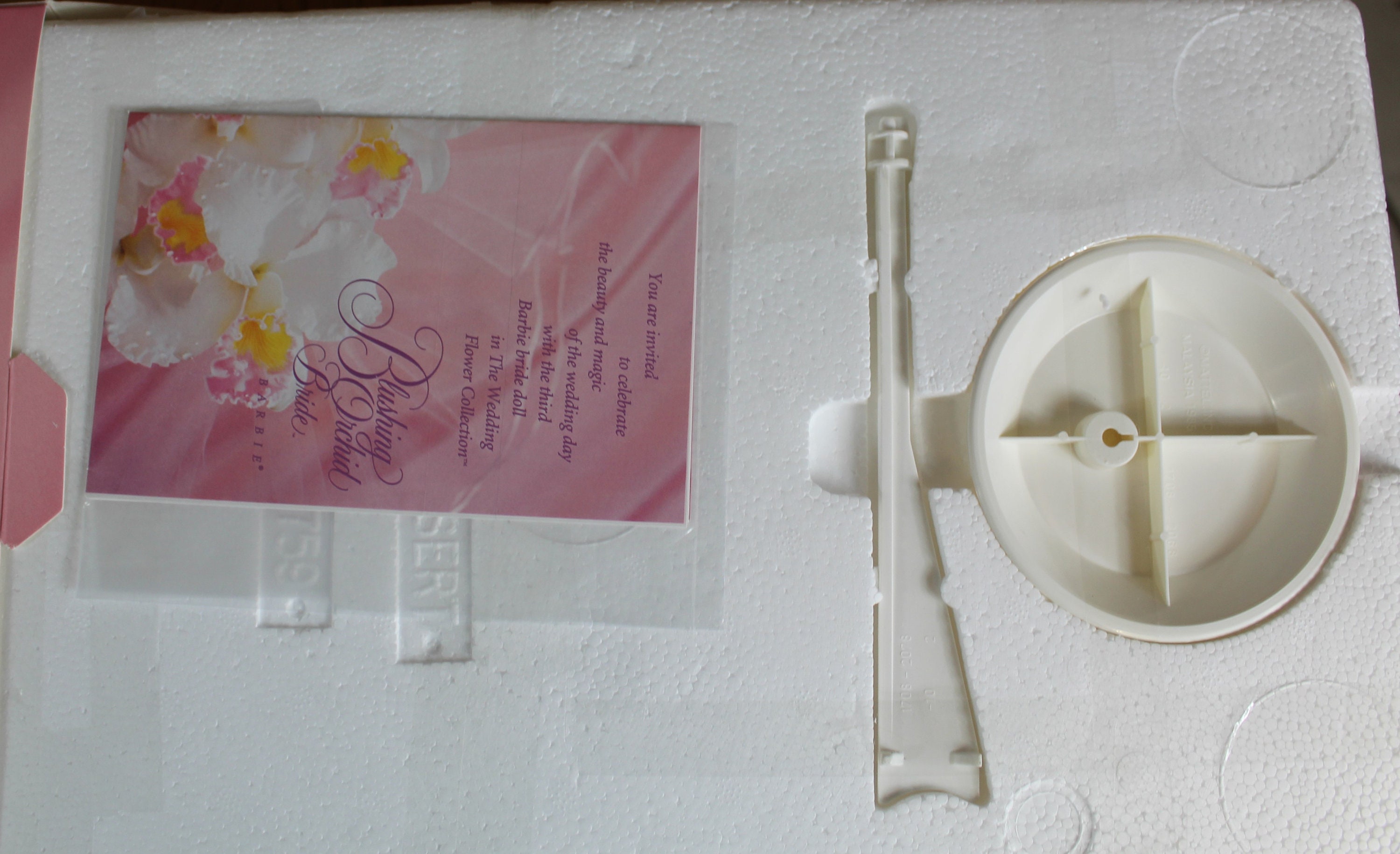 Blushing Orchid Bride Porcelain Barbie From the Wedding Flower ...