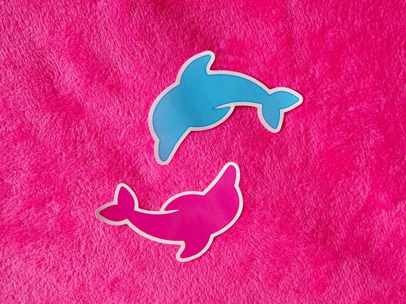 Sticker Pack Coconut Girl Dolphins Glossy & Waterproof - Etsy