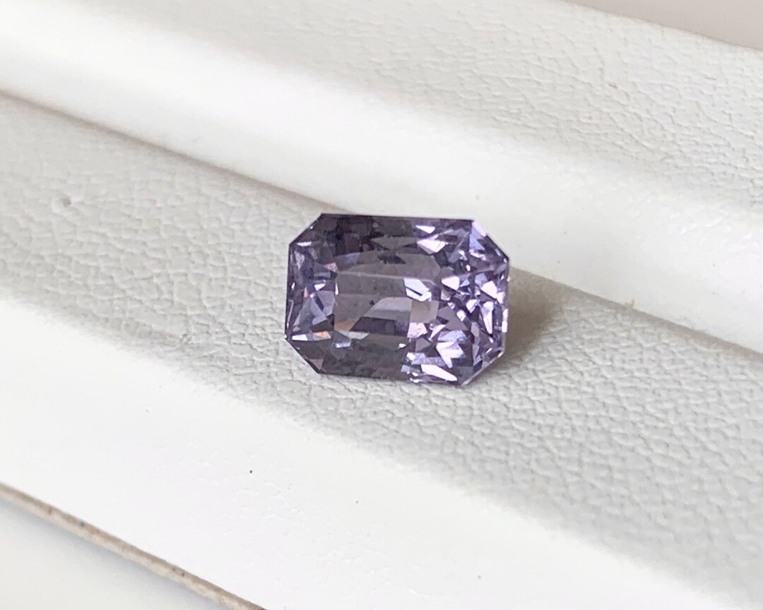 Fantastic Grayish Violet Spinel Elongated Radiant Cut 2.31 Ct - Spinel ...