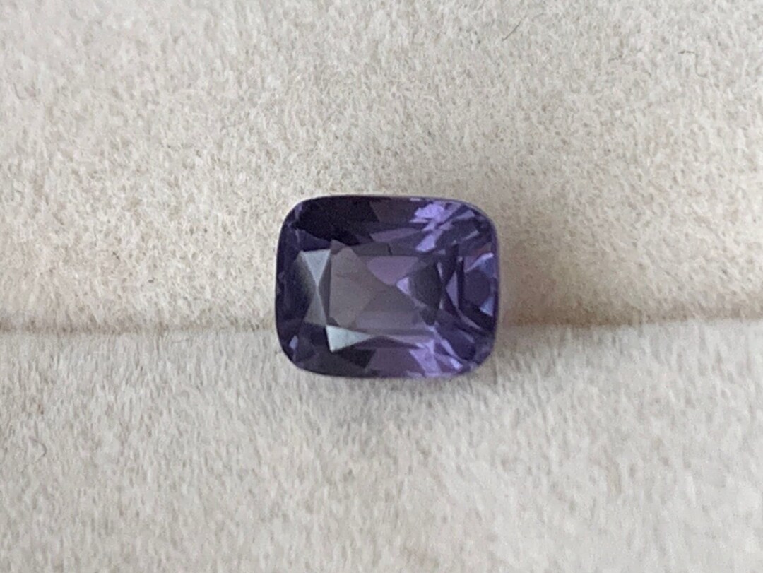 Natural Spinel - Violet Spinel Cushion Cut 1.14ct 6.3x5.1x4.1mm ...