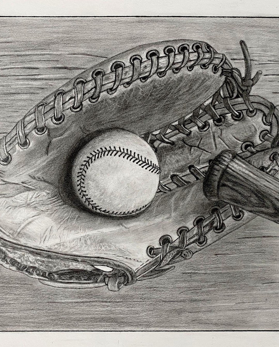 Vintage Baseball Glove, Bat and Ball - Etsy