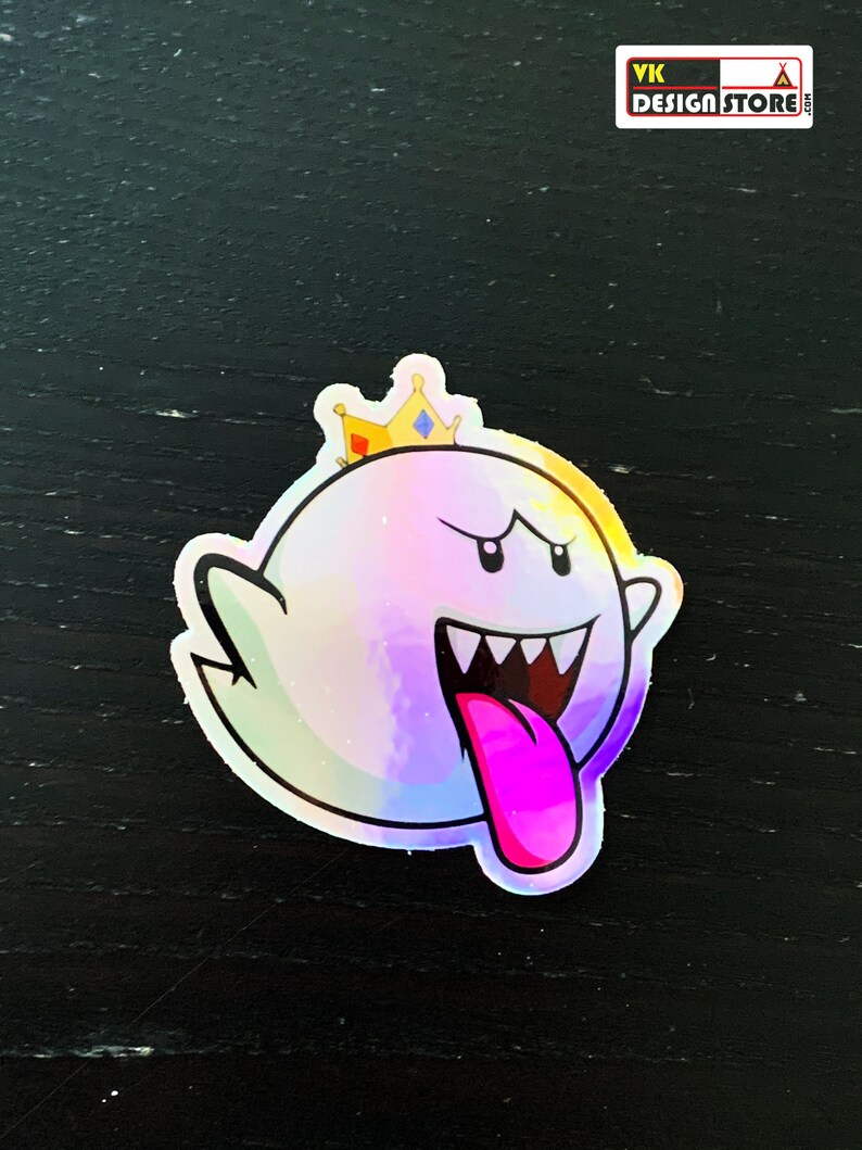 King Boo Holographic Sticker. Laptop Decor. Imac Iphone | Etsy