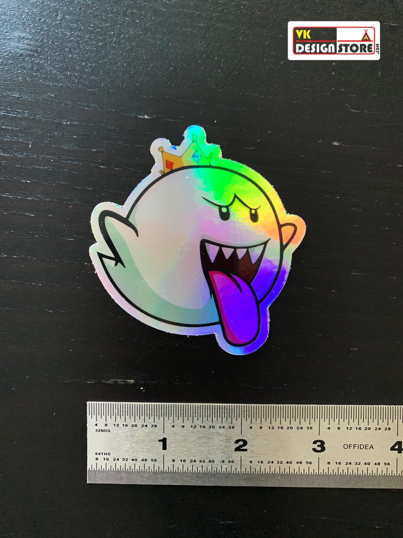 King Boo Holographic Sticker. Laptop Decor. Imac Iphone | Etsy
