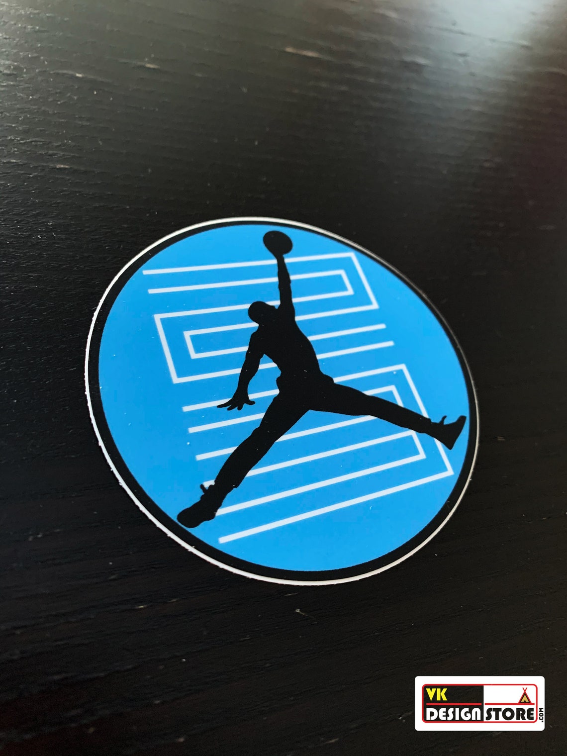 Jordan 23 Light Blue Sticker 3 X 3. Laptop - Etsy
