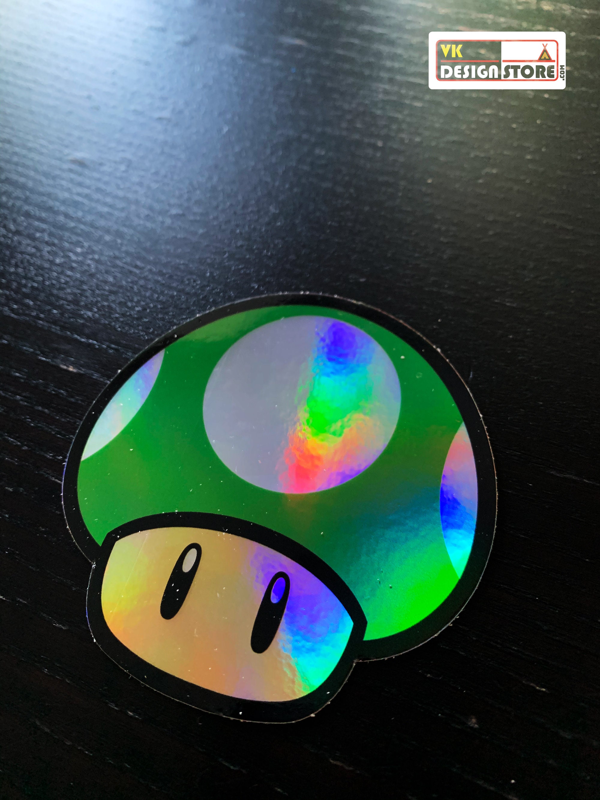 Mario Mushroom 1UP Holographic Sticker. Laptop Decor. Imac - Etsy Canada