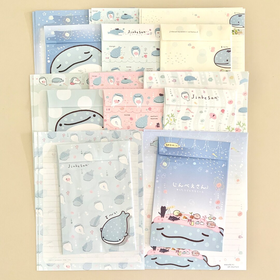 San-x Jinbesan “relaxing Jinbe Life” May 2016 Series Letter Sampler ...