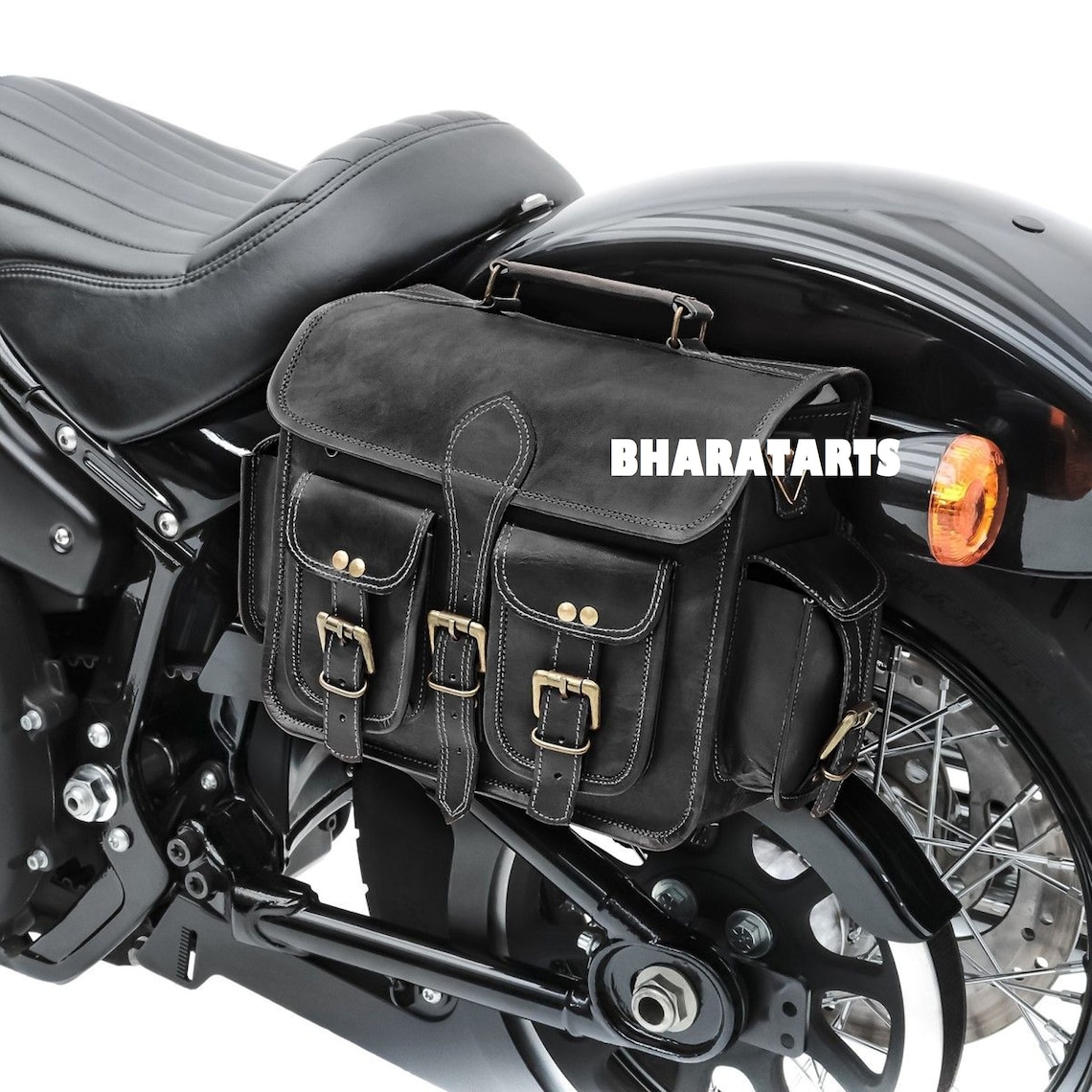 Motorcycle Saddlebag Leather Panniers Saddle Bags for - Etsy