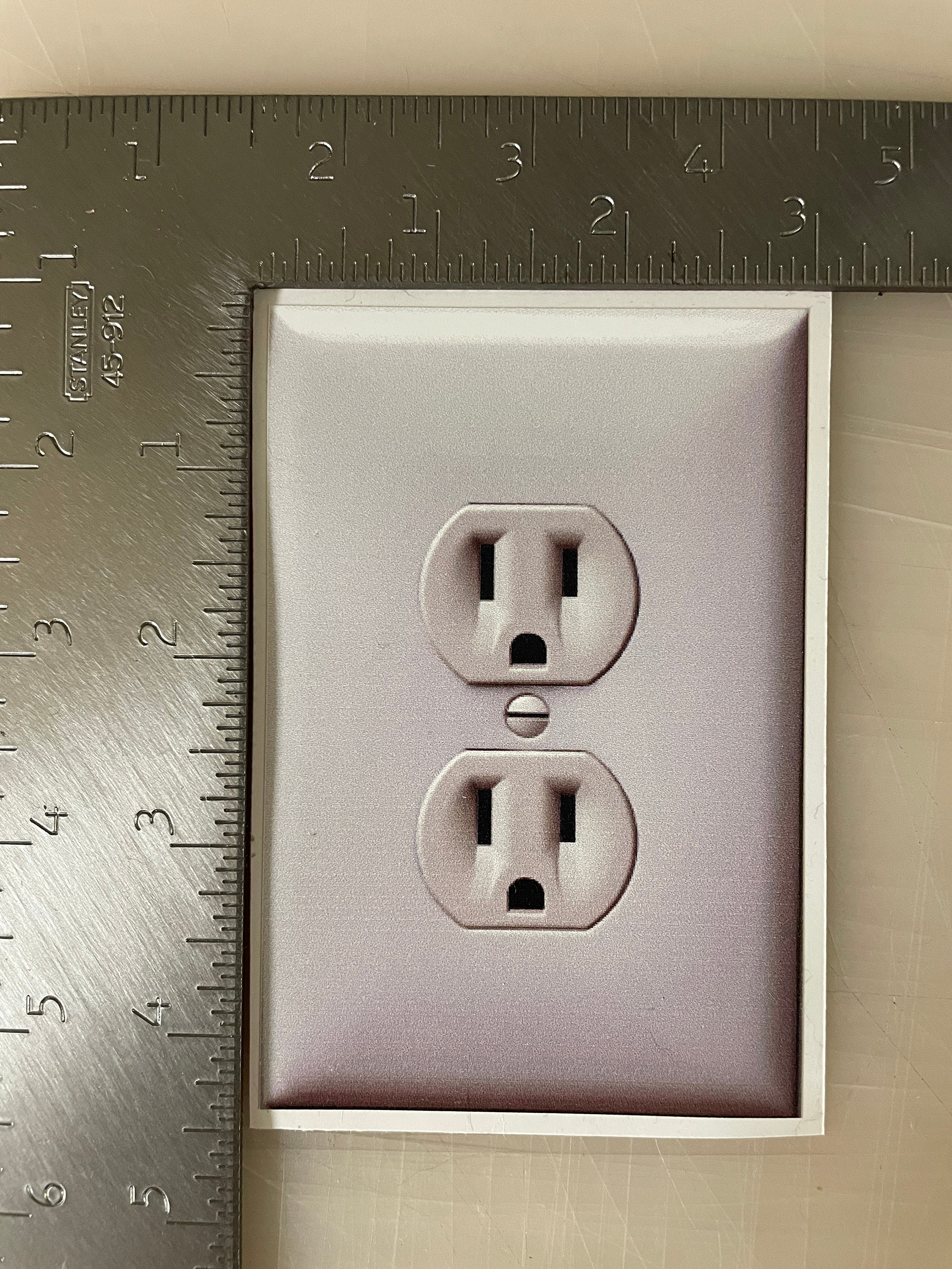 PRANK - Electrical Wall Outlet Sticker - Etsy