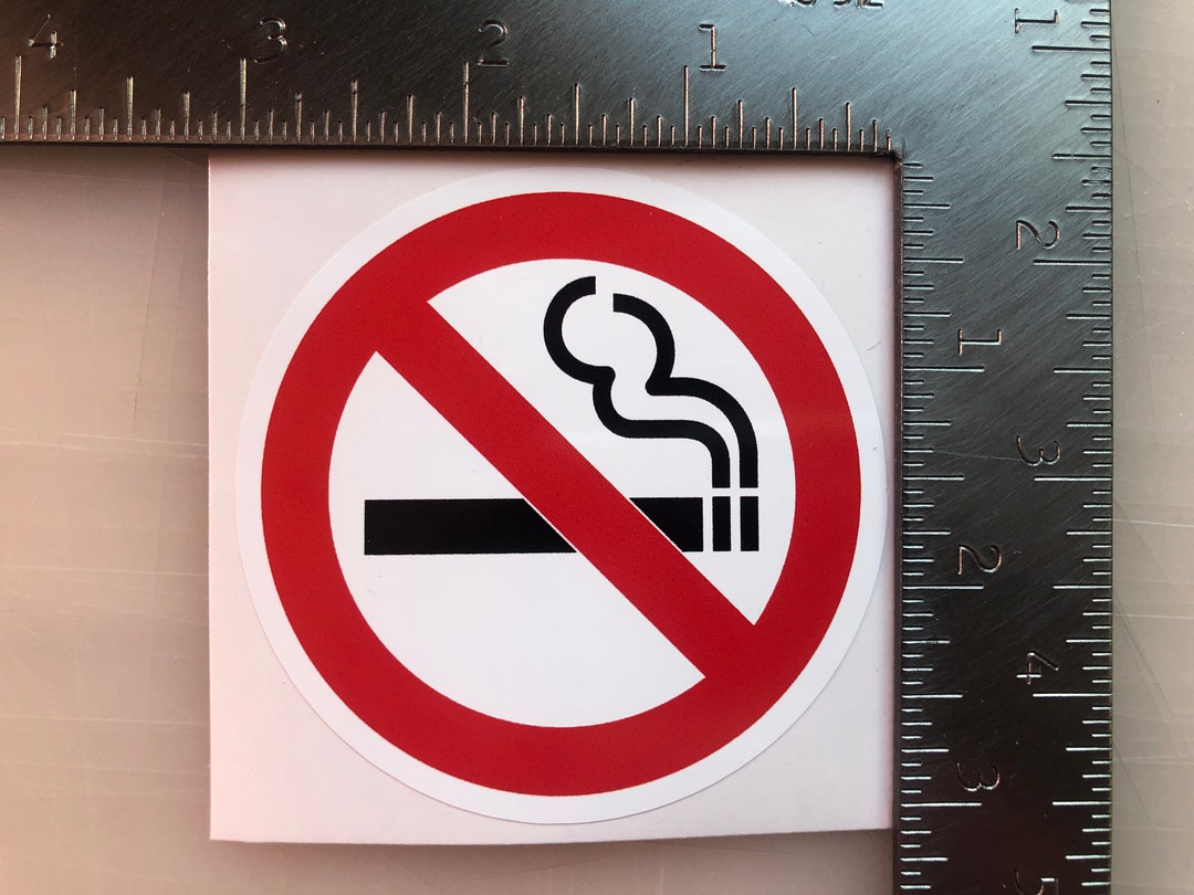No Smoking Sticker - Etsy