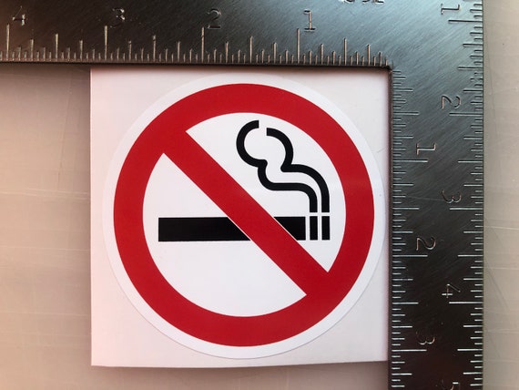 No Smoking Sticker | Etsy