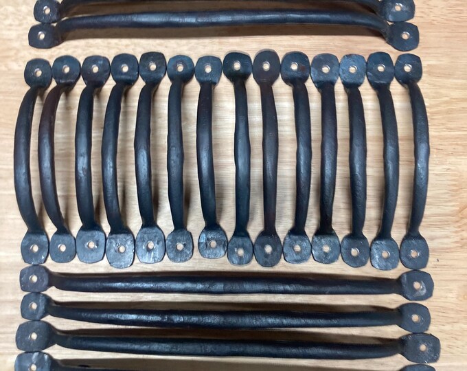 Hand Forged Cabinet Pulls - Etsy
