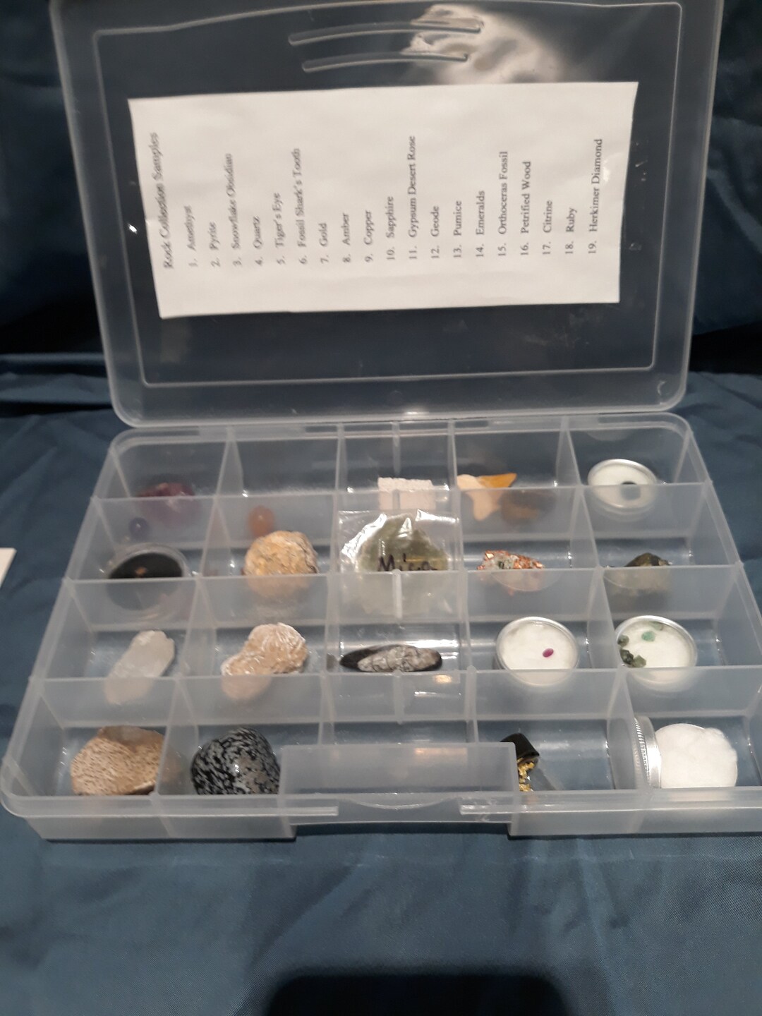 Rocks and Minerals Lab Investigation Kit - Etsy