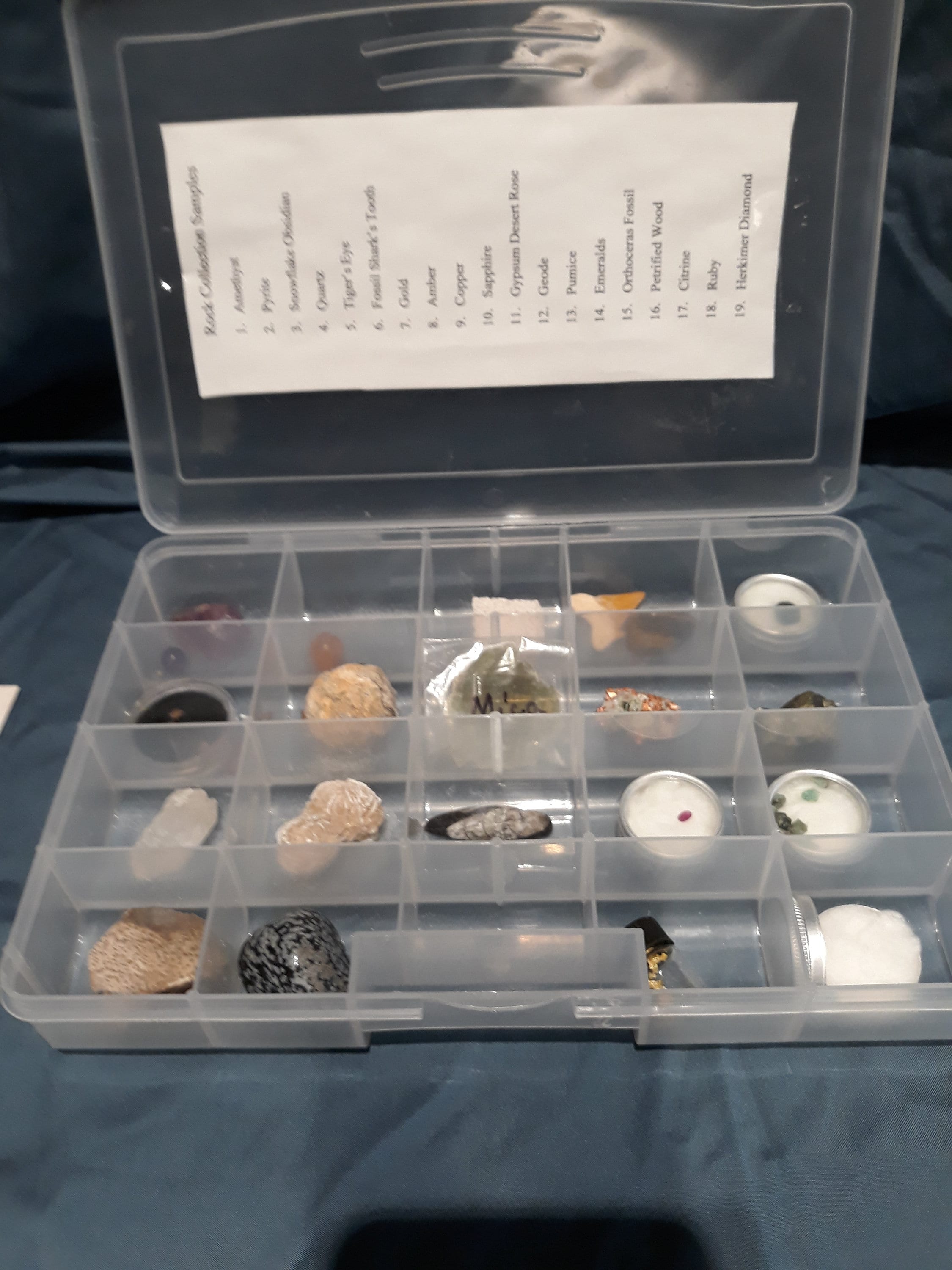 Rocks and Minerals Lab Investigation Kit - Etsy