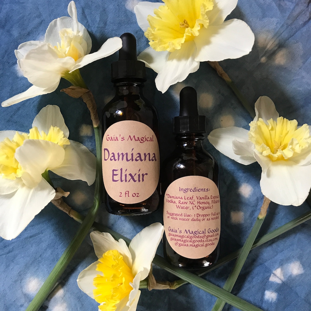 Gaia’s Magical Damiana Elixir Made With Organic Ingredients : Damiana Elixir Supporting Mood ...