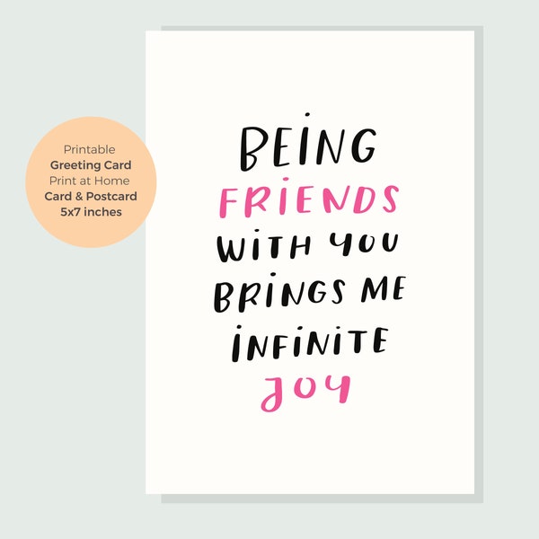 Best Friends Card - Etsy