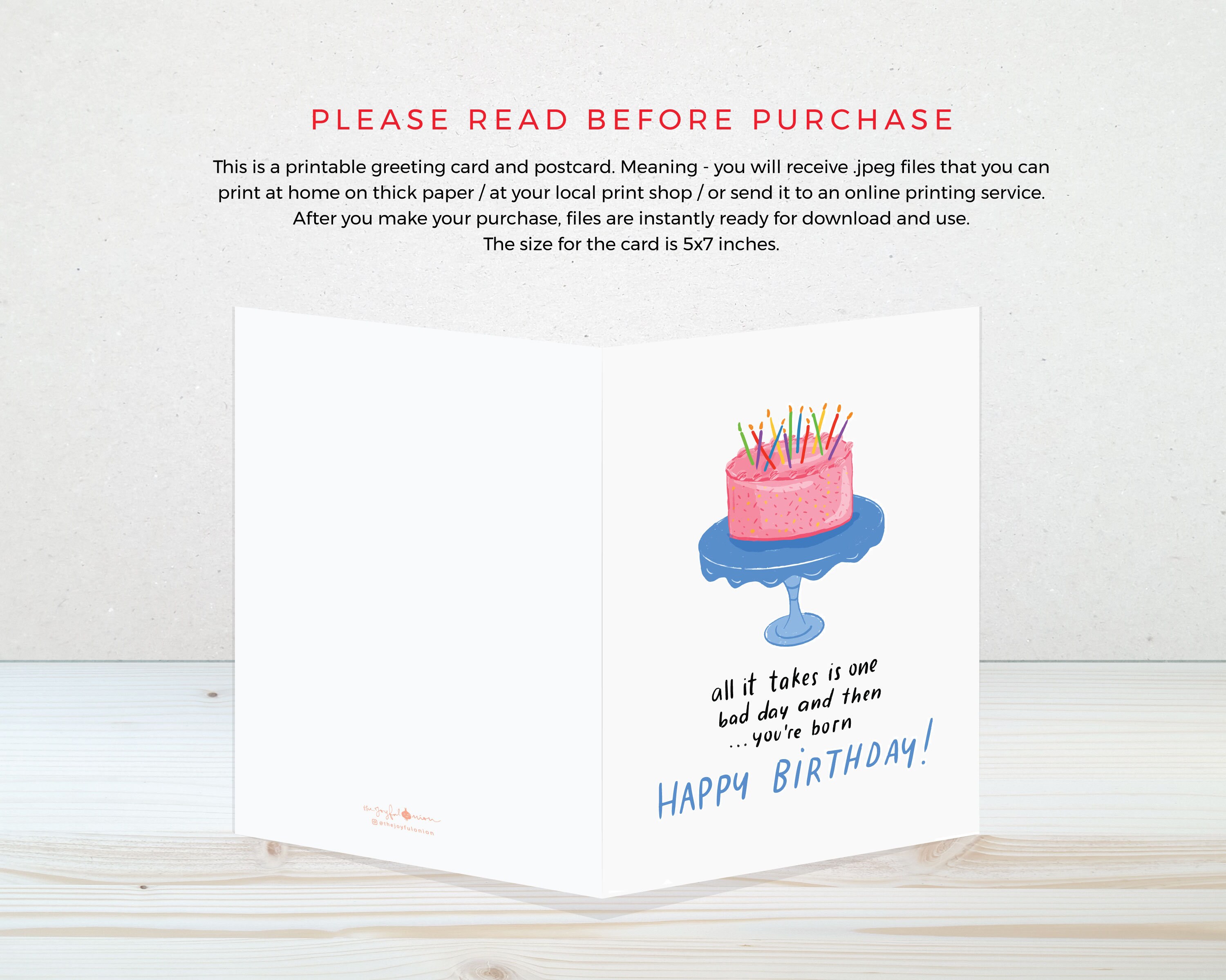 Instant Download Funny Rude Greeting Card, Sarcastic Birthday Card,dark ...