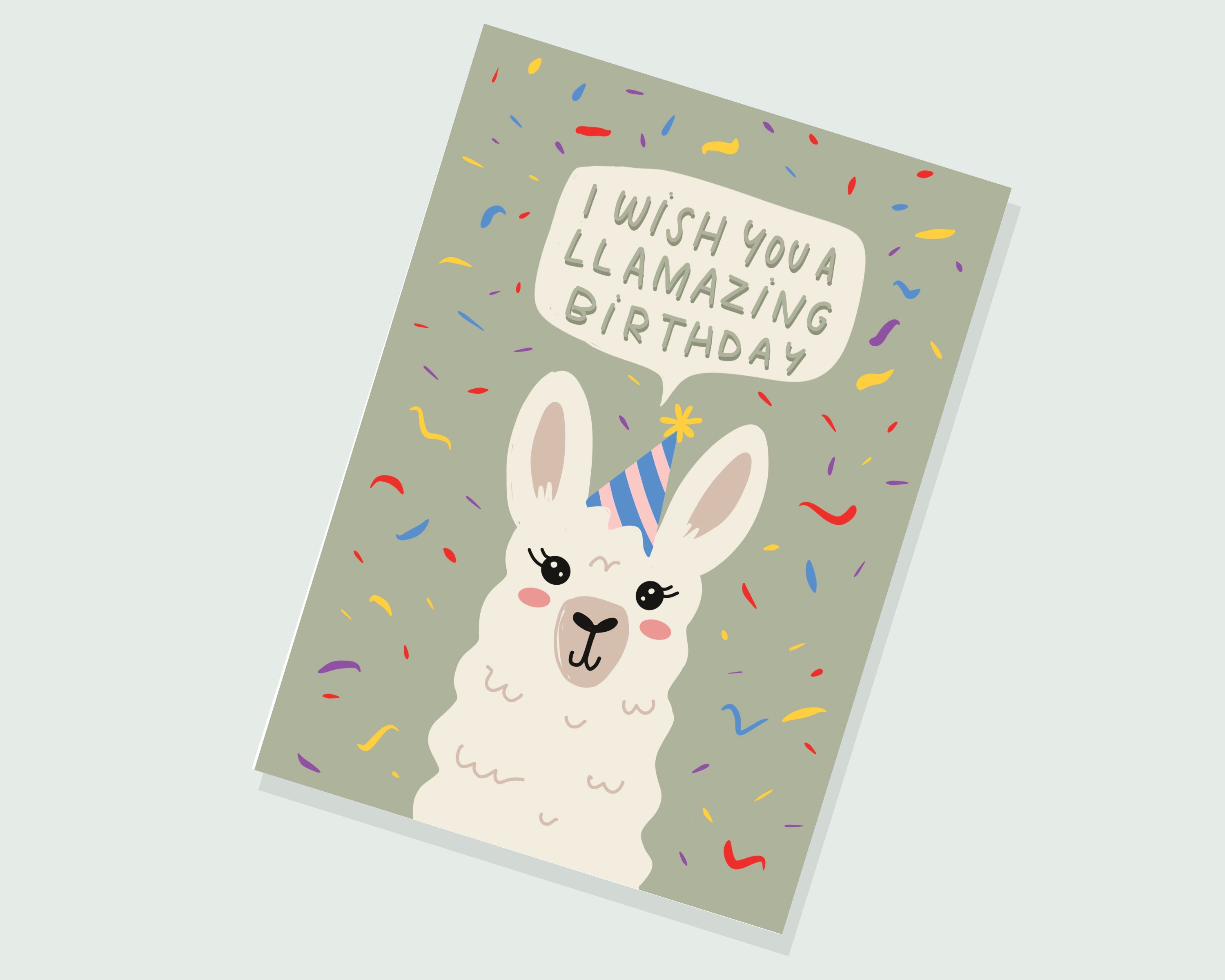 Instant Download Llama Birthday Card Cute Llama Birthday - Etsy