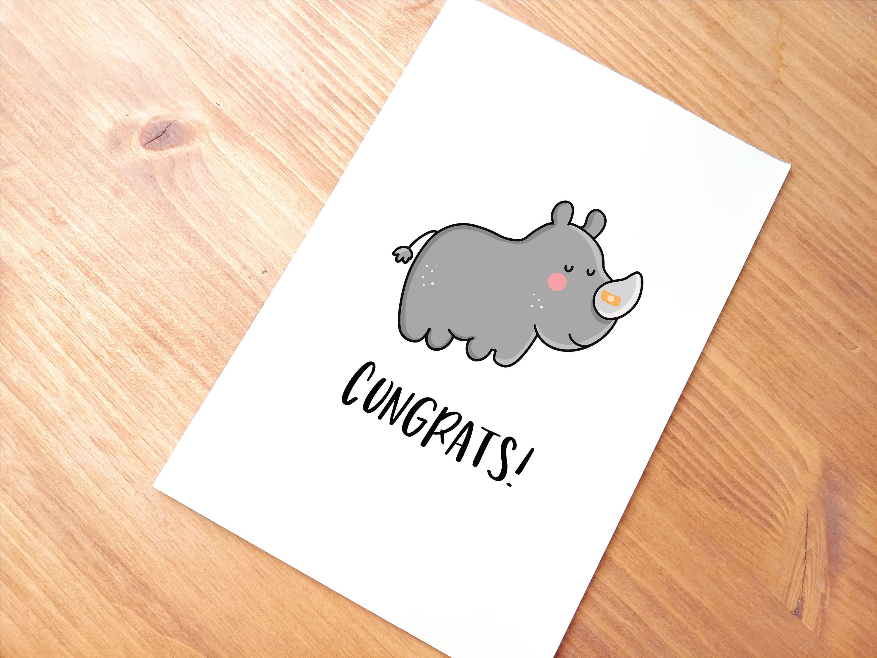 Instant Download Cute Rhinoplasty Card, Cute Nose Job Card, Cute Nose ...