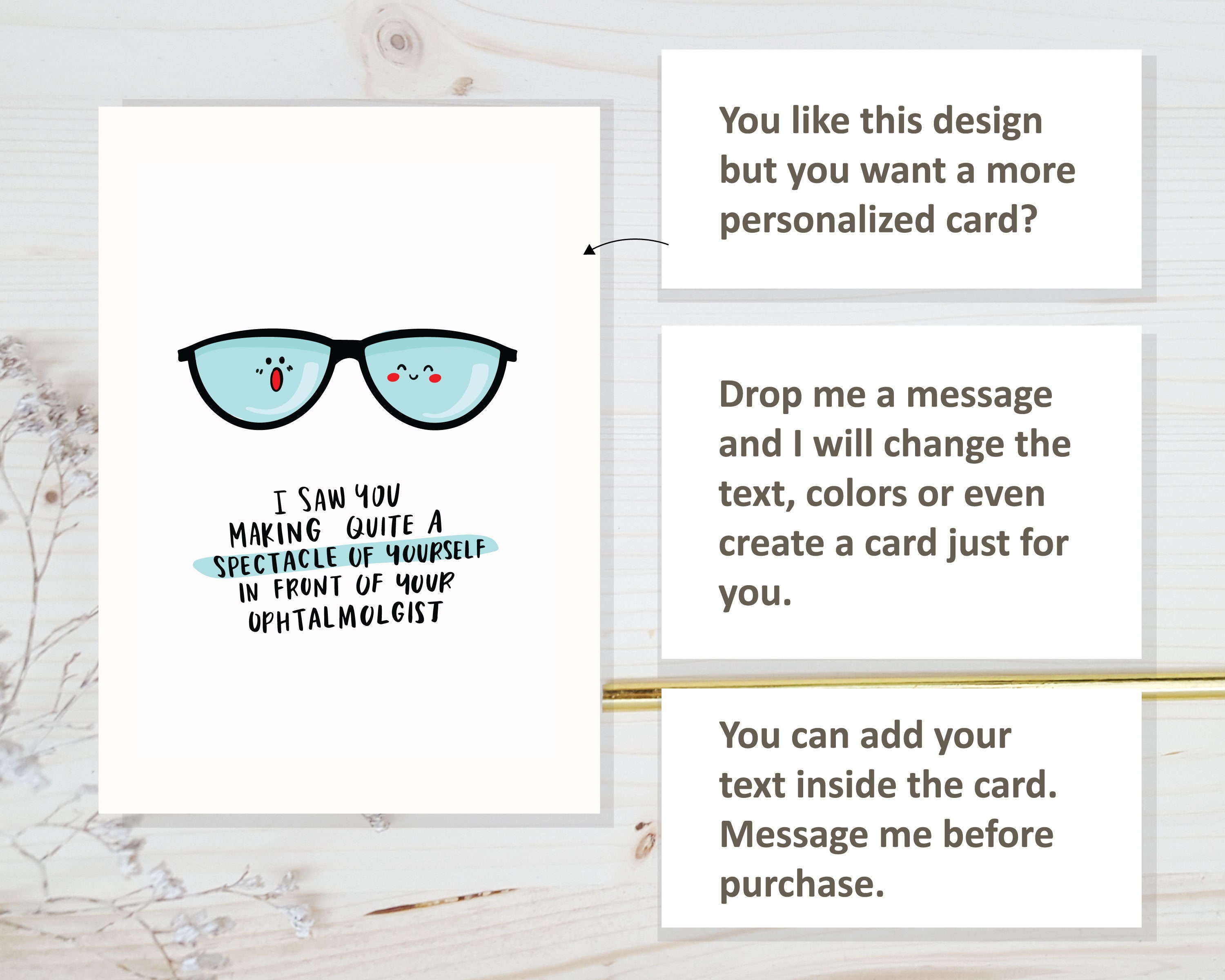 Instant Download Eye Surgery Get Well Card, Funny Cataract Printable ...