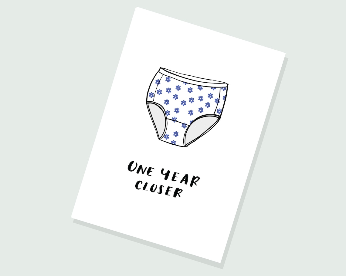 Instant Download One Year Closer Birthday Card, Printable Funny ...