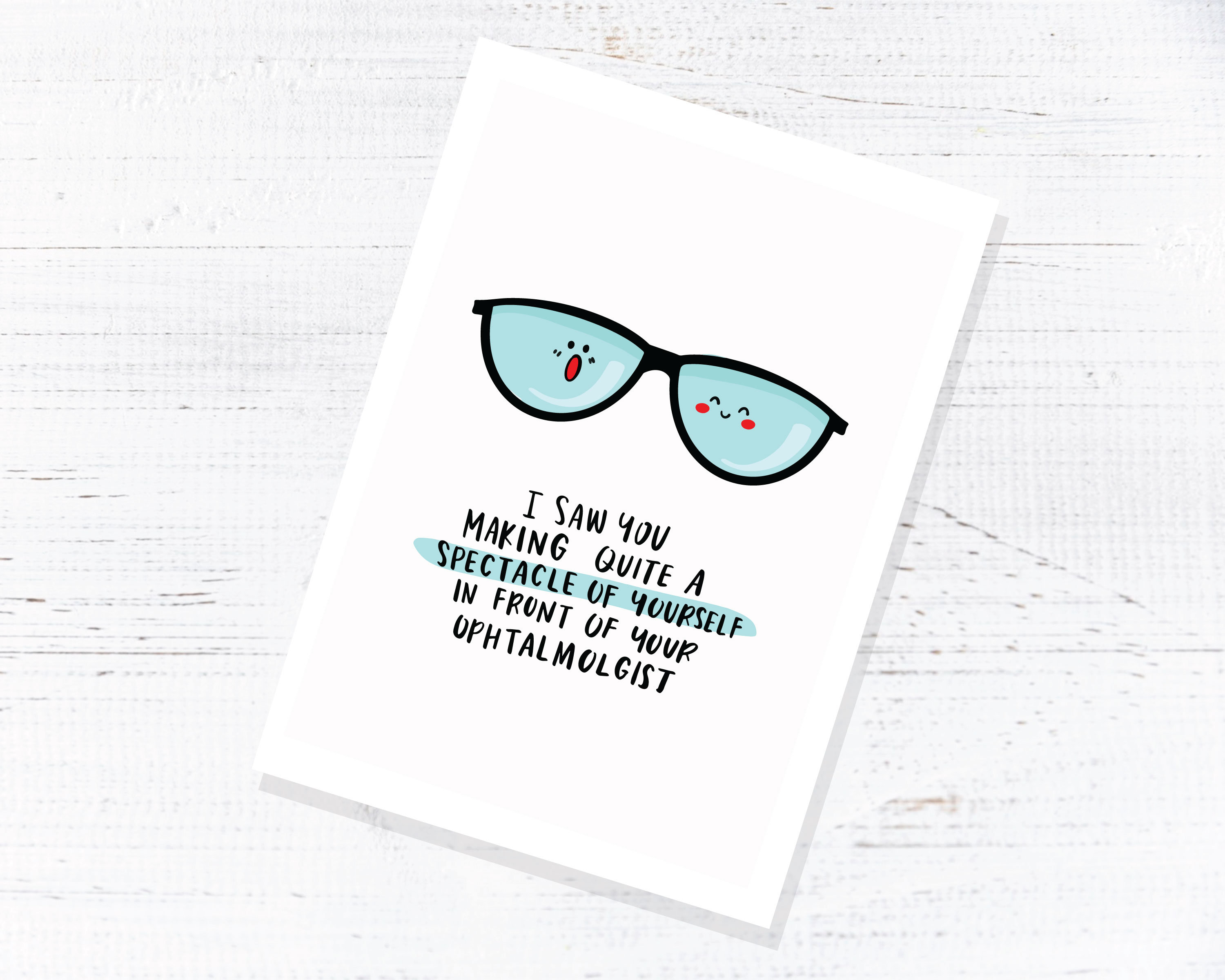 Instant Download Eye Surgery Get Well Card, Funny Cataract Printable ...