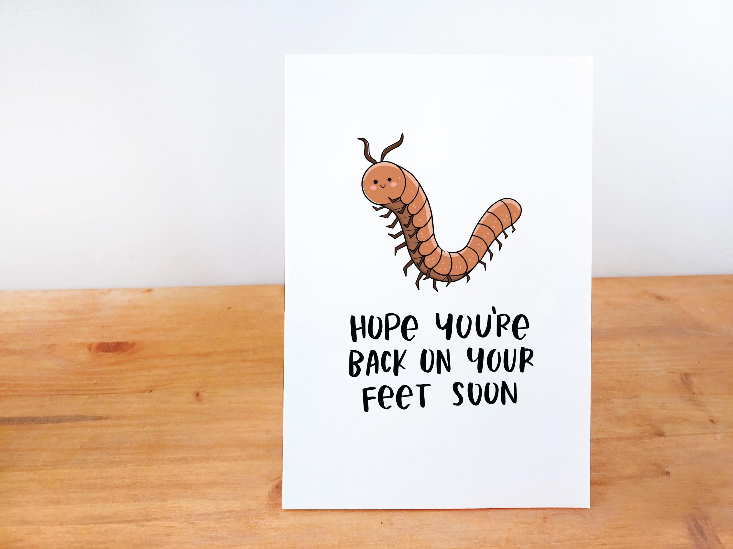 Instant Download Get Well Card, Print at Home Funny Surgery Card, Cute ...