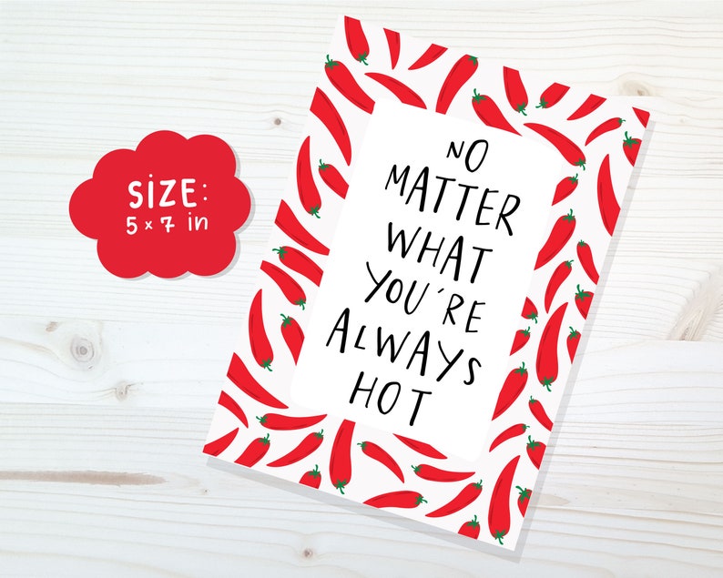 Instant Download Hot Wife Card Printable Hot Husband Card - Etsy