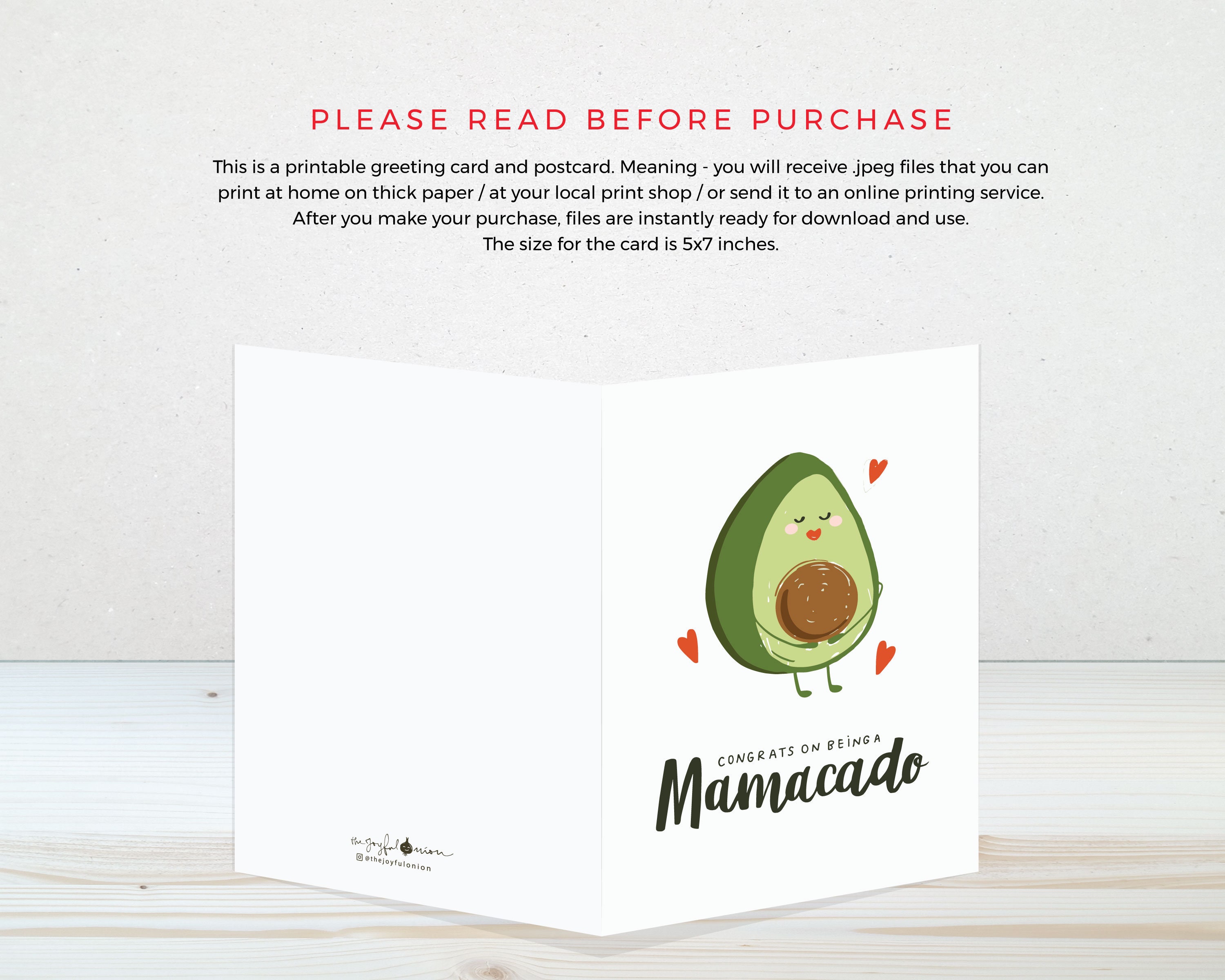 Instant Download New Mom Card, Printable Pregnancy Mom Card ...