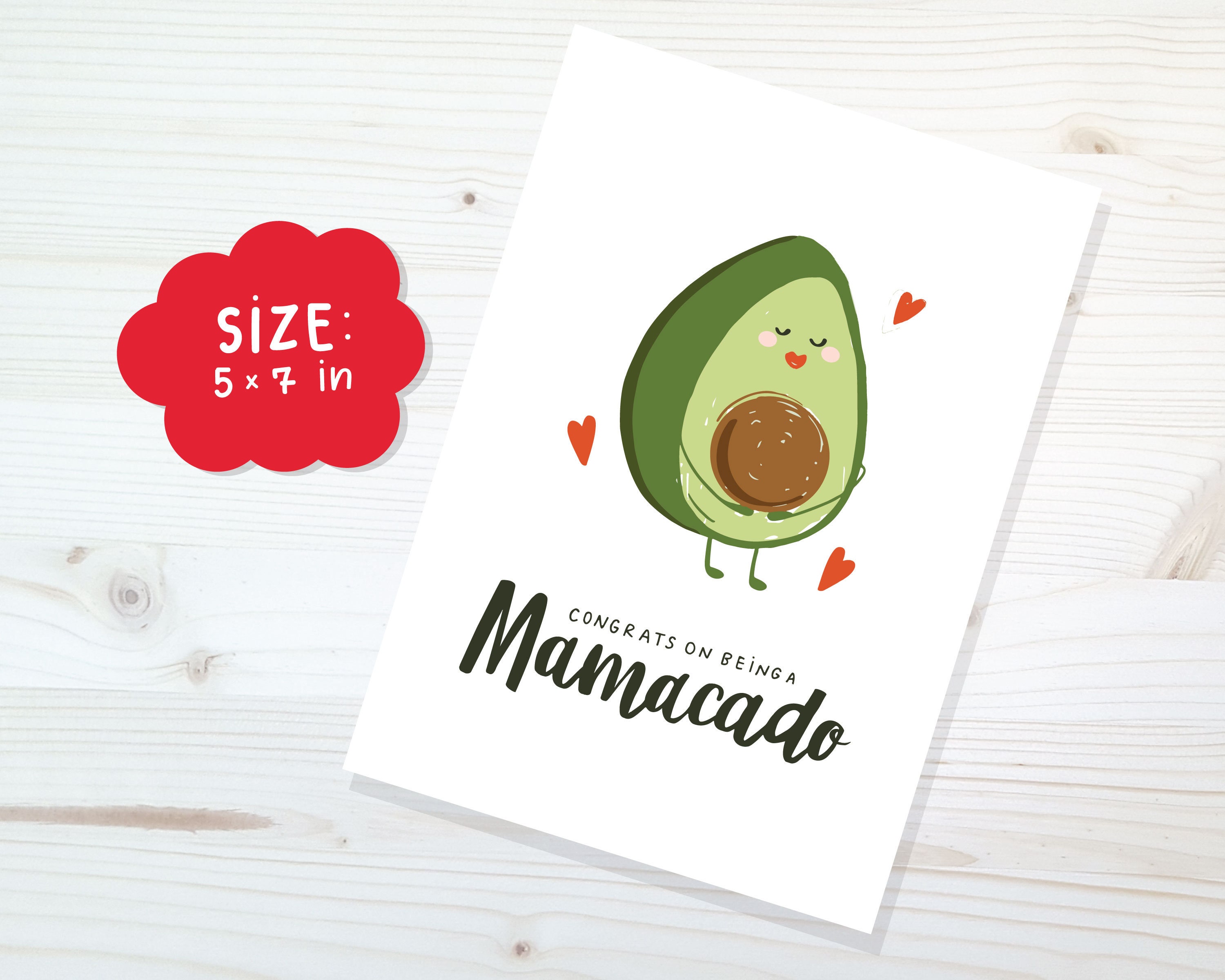 Instant Download New Mom Card, Printable Pregnancy Mom Card ...