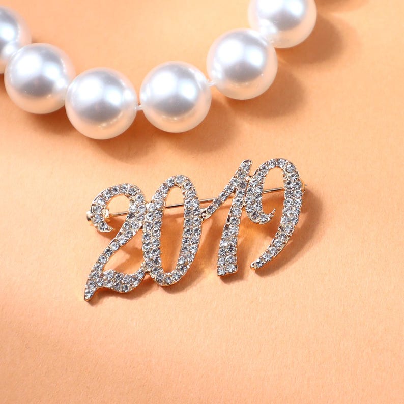 Custom Rhinstone Name Brooch, Initial Letters Lapel Pins, Monogram ...