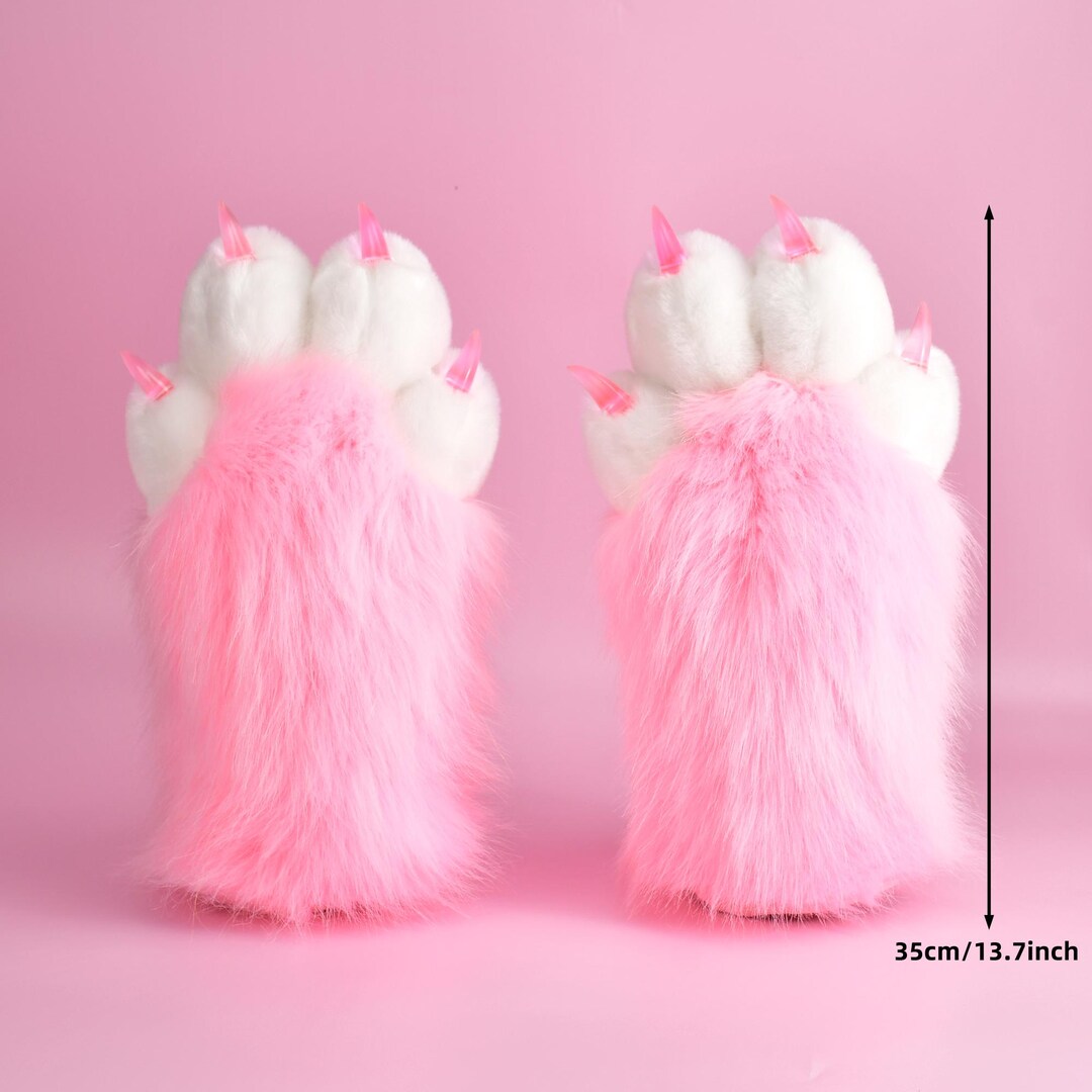 Handmade Furry Paws, Puffy Fursuit Paw, Well-made Furry Glove Paws, Cat ...