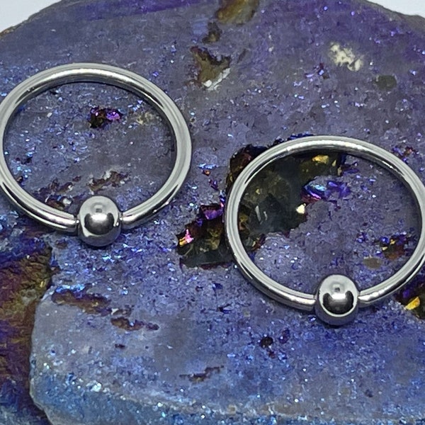 Captive Bead Ring - Etsy