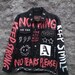 Unleash Your Edgy Side: Hand-painted Denim Jacket With Aesthetic ...