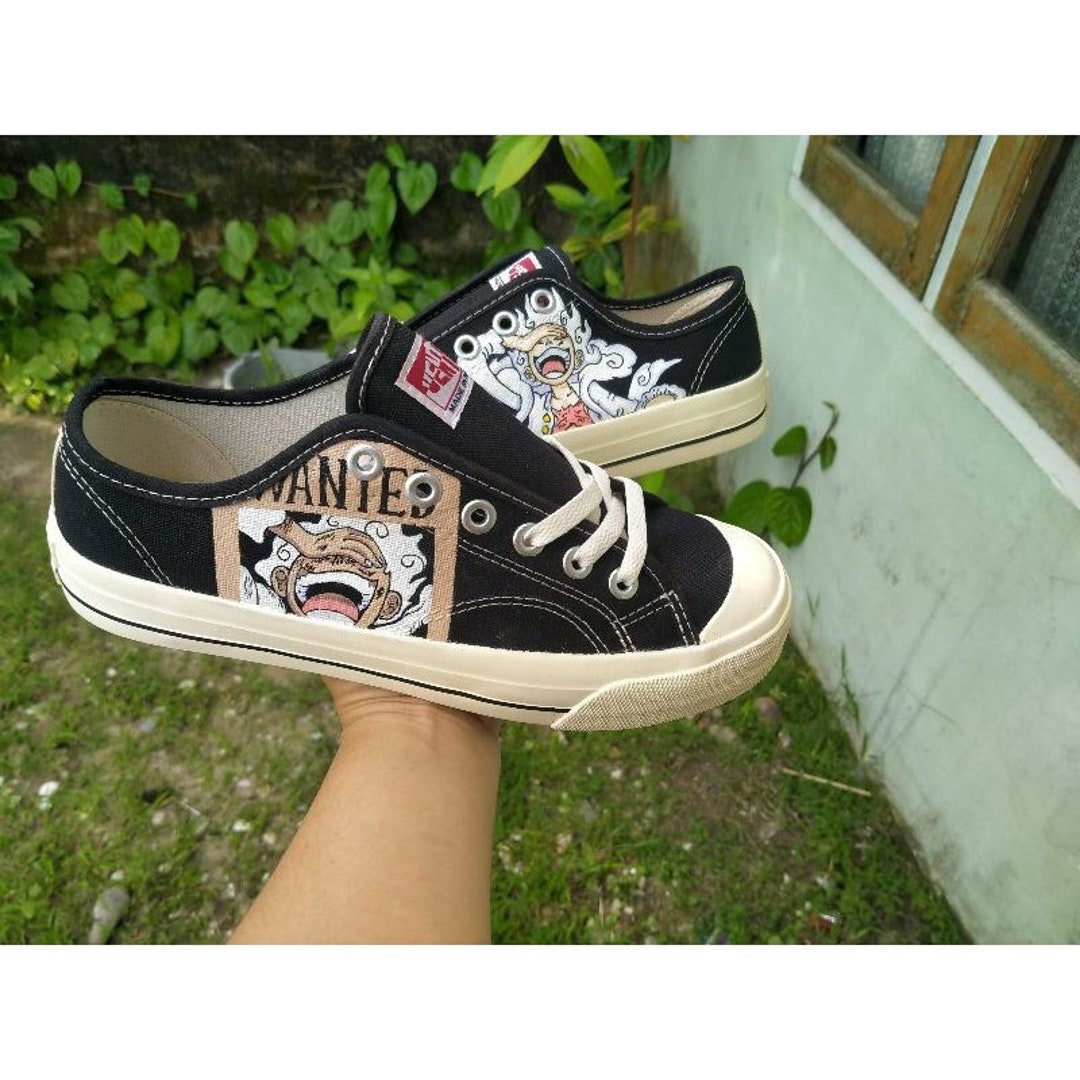 Hand Painted Anime Shoe Street Art Sneakers - Etsy