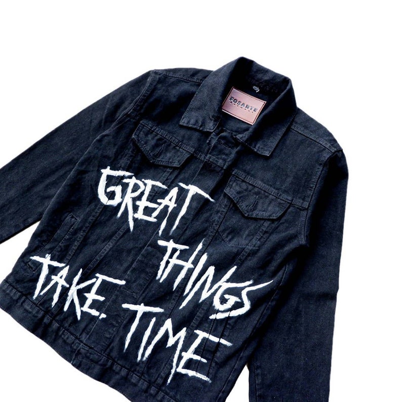 The Purge in Denim Horror Jacket Punk Rock Street Art - Etsy