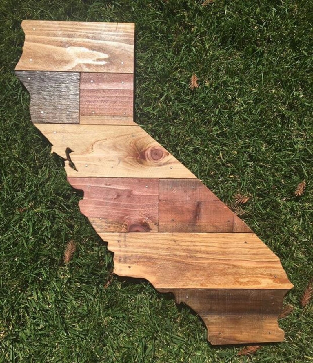Rustic Wood States or Countries - Etsy