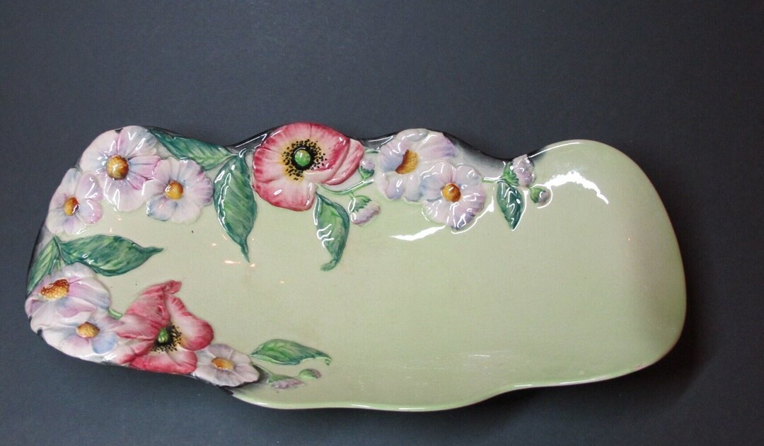 Carlton Ware Australian Design 2042, Oblong Pale Green Serving Dish ...