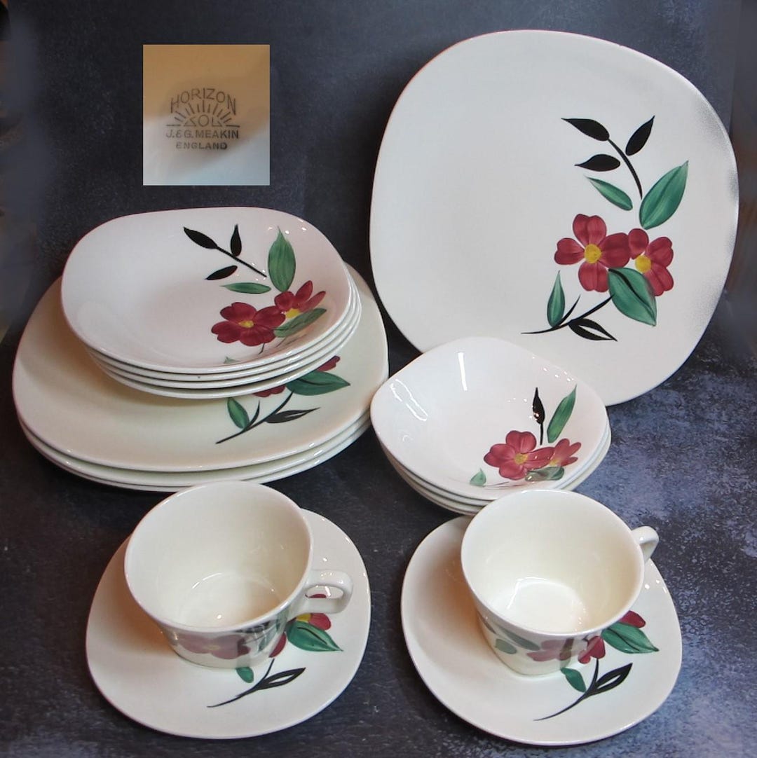 J. G. Meakin, Horizon Sol Series Tableware, England Circa 1950 - Etsy