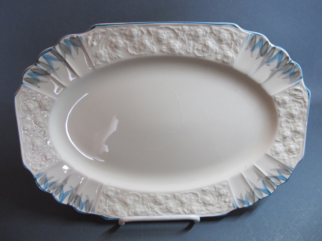 MYOTT AND SONS, Hand Painted Serving Dish, Made in England Between 1945 ...