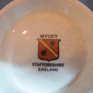 Myott Staffordshire, Vandyke Cream Jug and Sugar Bowl (pattern 2950 ...