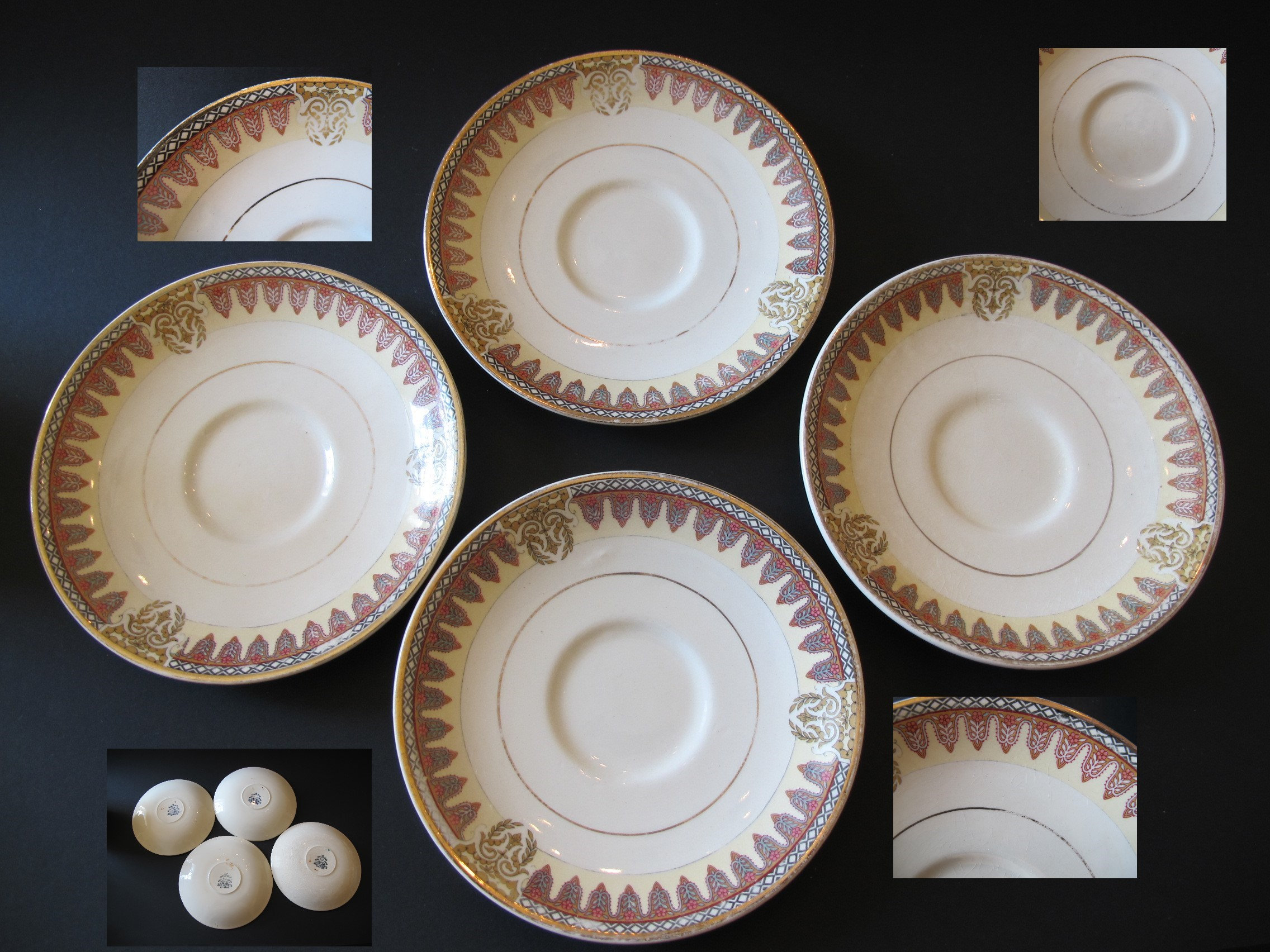 J&G Meakin, Part of Art Deco Dinnerware Set 15 Pieces, England, Circa ...