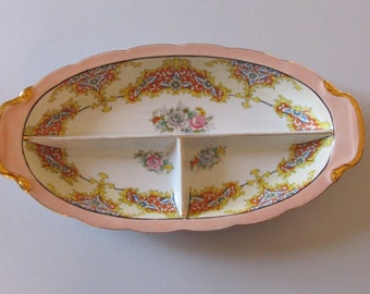 Antique Compartment Dish - Etsy