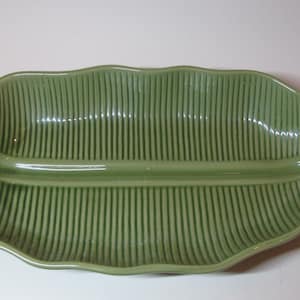 Ceramic Banana Leaf Plate - Etsy