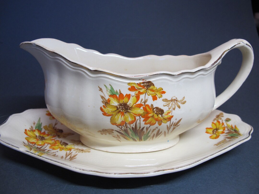 J&G Meakin Sunshine Series, Saucier With Sol Dish Reg 391413, England ...