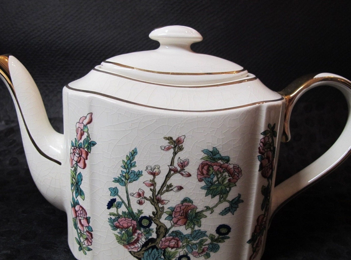 Arthur Wood Teapot Indian Tree Pattern Donegal Model - Etsy
