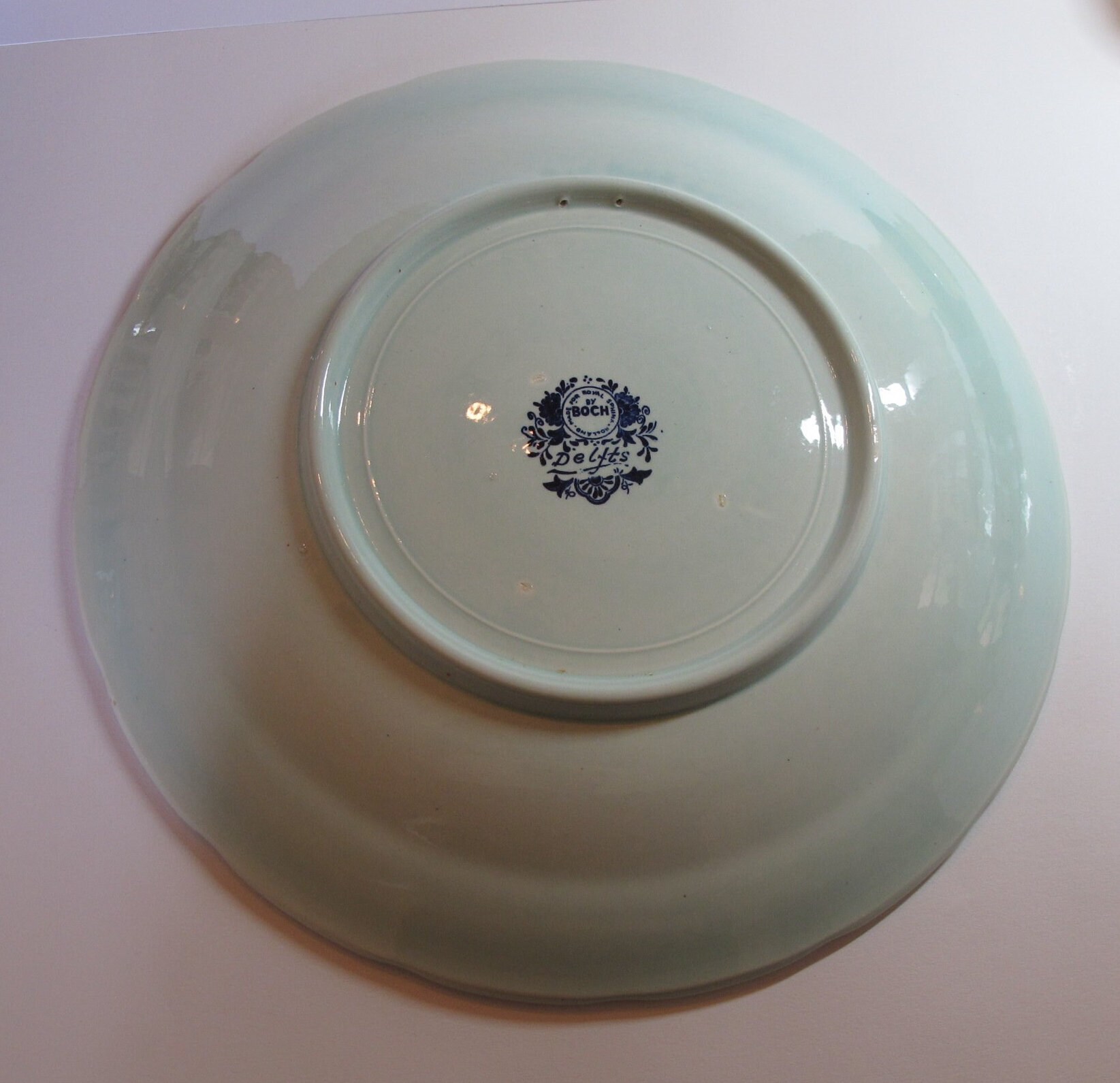 Royal Sphinx by Boch, Large Decorative Plate 15.4 Inches Delfts Made in ...