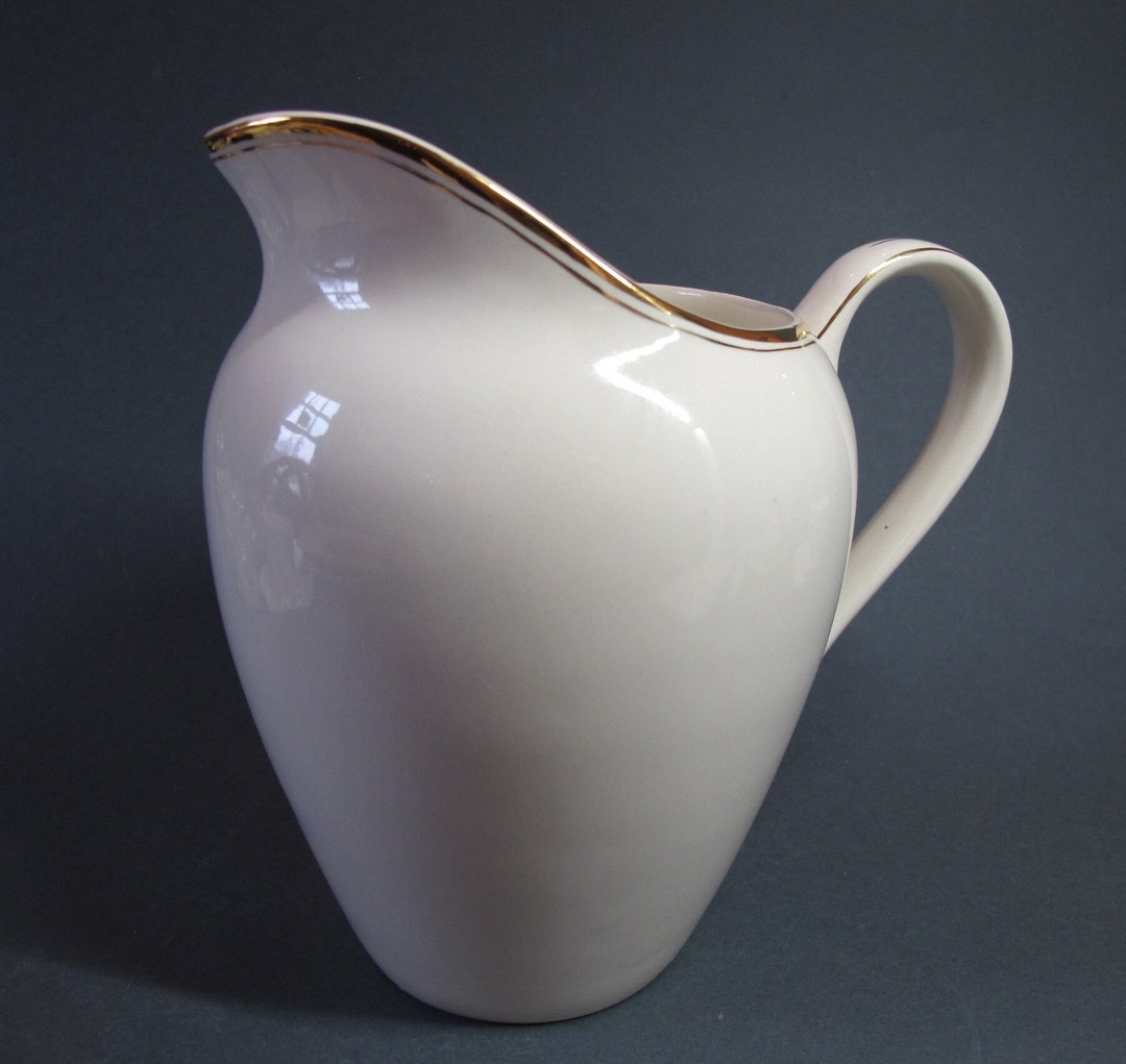 J&G Meakin Reg Sol 391413 White Porcelain Pitcher England - Etsy