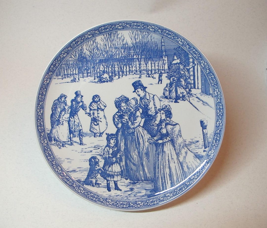 Spode, Christmas Collector's Plate No. 5, England Circa 1990 - Etsy UK