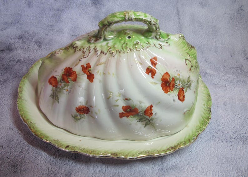 Antique Grimwades, Porcelain Butter Dish or Cheese Container, England ...
